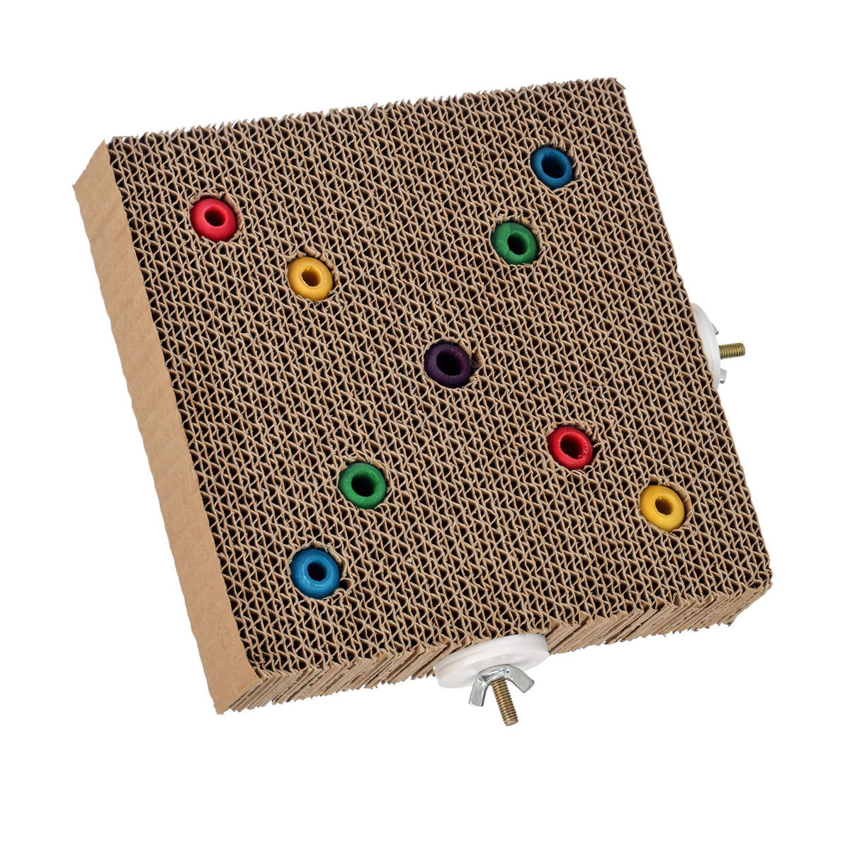 CARDBOARD TREAT BLOCK LARGE – PARROT STATION