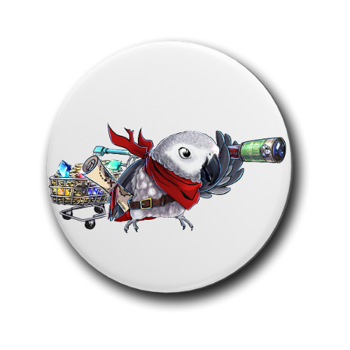 MERLIN PIN – PARROT STATION