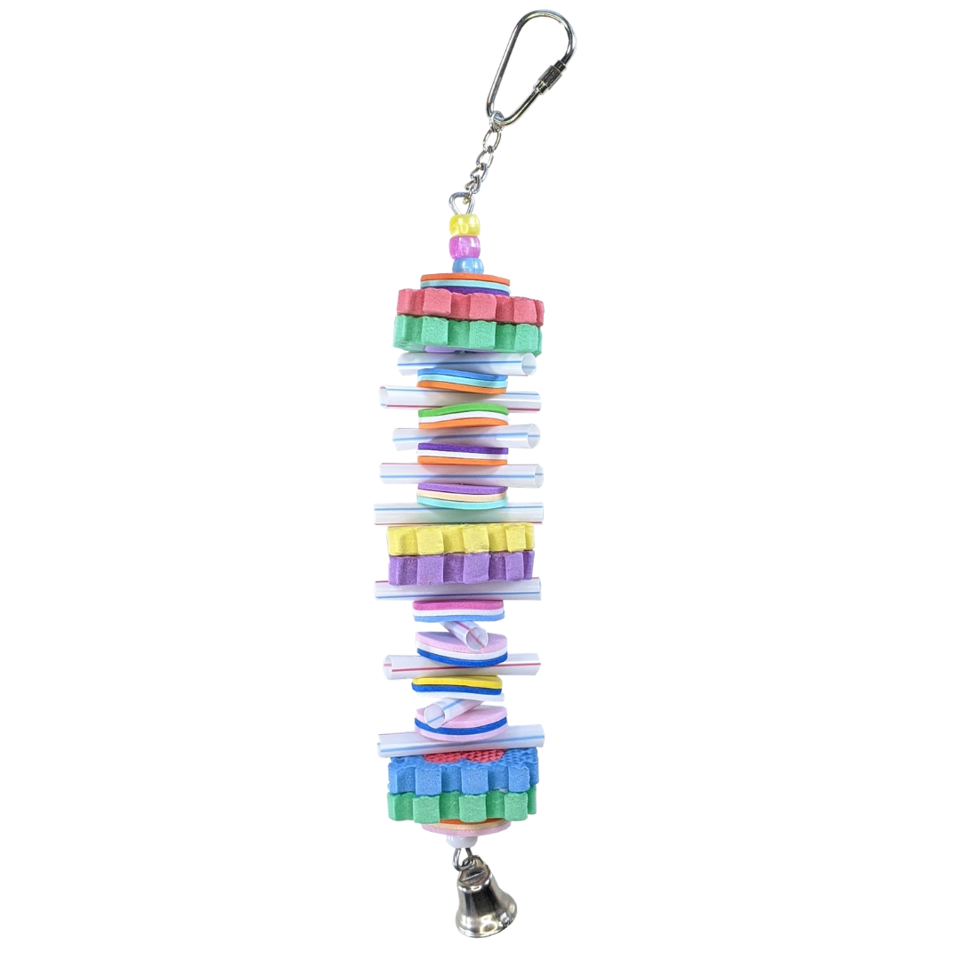 RON'S LAST STRAW is the BEST parrot toy for small birds! -🦜 Marlene Mc ...